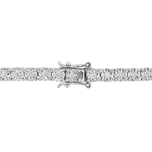 JULIANNA B. 1-1/2 Ctw Lab-grown Diamond Tennis Bracelet
