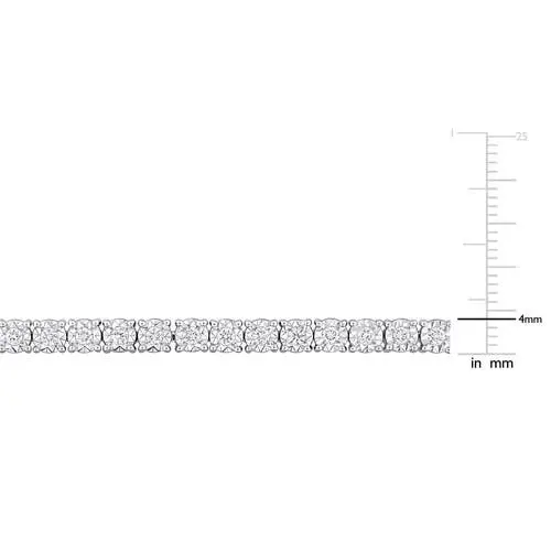 JULIANNA B. 1-1/2 Ctw Lab-grown Diamond Tennis Bracelet