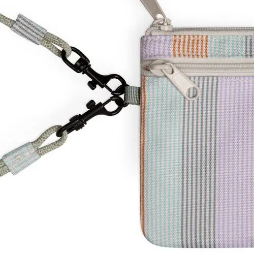 KAVU Renrose Crossbody Wallet - Serene Stripe