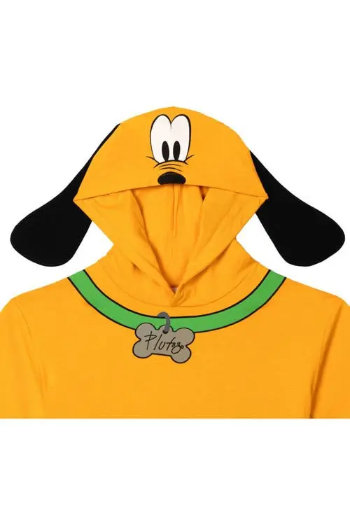 Disney Mickey Mouse Pluto Hooded T-shirt