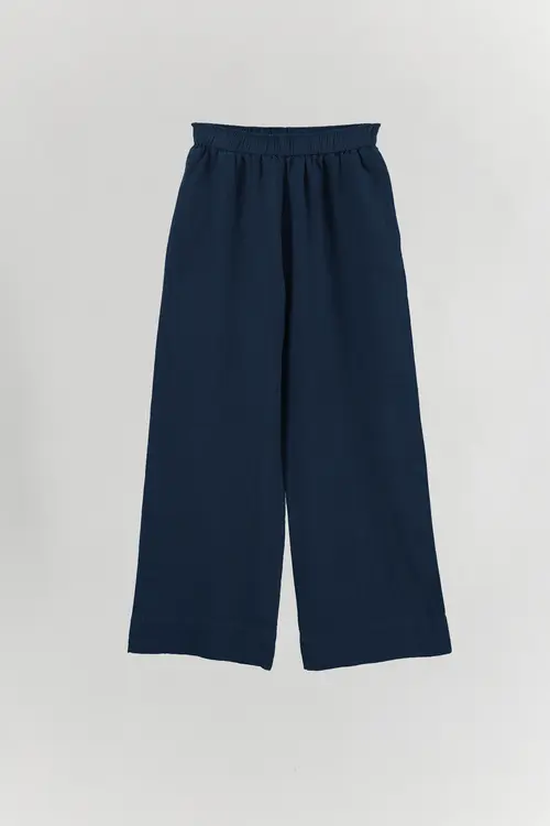 BULDAN'S Flora Pants - Navy Blue