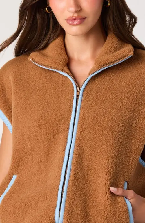 Astr The Label Pompeo High Pile Fleece Vest