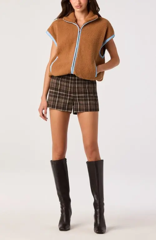 Astr The Label Pompeo High Pile Fleece Vest