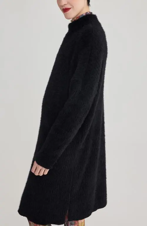 LUUKAA Capucine Shaggy Knit Dress