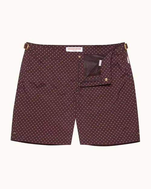 Orlebar Brown Bulldog Tailored-fit Swim Shorts - Damson