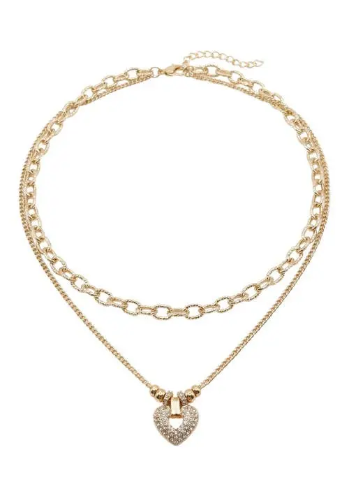 AREA STARS Sarika Charms Chain - Gold