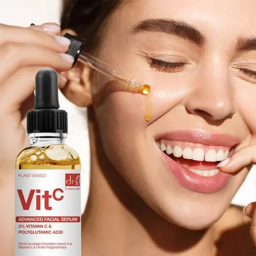 DR BOTANICALS Advanced Facial Serum 3% Vitamin C & Polyglutamic Acid