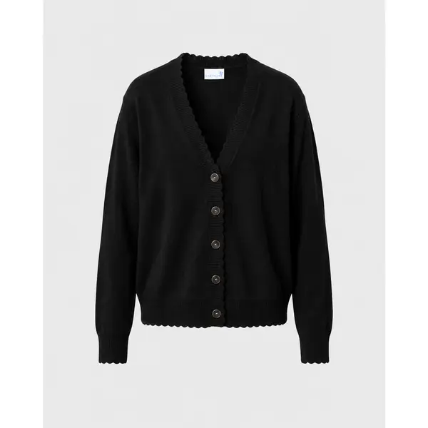CARTOLINA Elissa Cashmere V-neck Cardigan - Noir