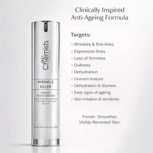 SKIN CHEMISTS Anti-ageing Wrinkle Killer Night Moisturiser