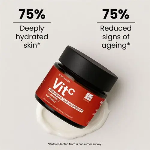 DR BOTANICALS Brightening Duo Moisturiser With 1% Vitamin C & Vitamin E