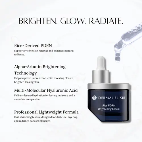 DERMAL ELIXIR Rice Pdrn Brightening Serum40ml