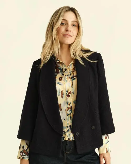 CARTOLINA Anywhere Cropped Tweed Jacket