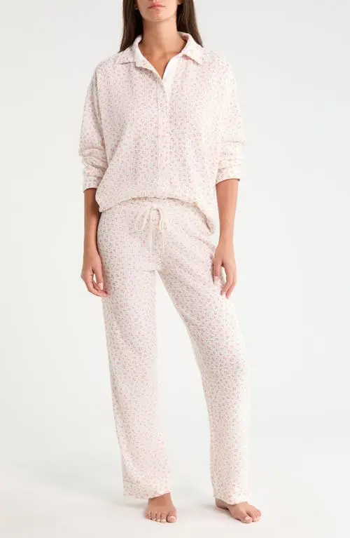 PAPINELLE Waffle Knit Pajamas