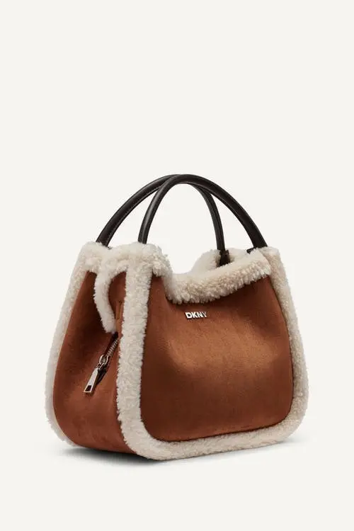Dkny Capri Medium Shopper - Walnut