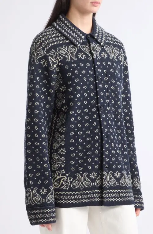 Guest In Residence Wild Rag Cashmere Sweater