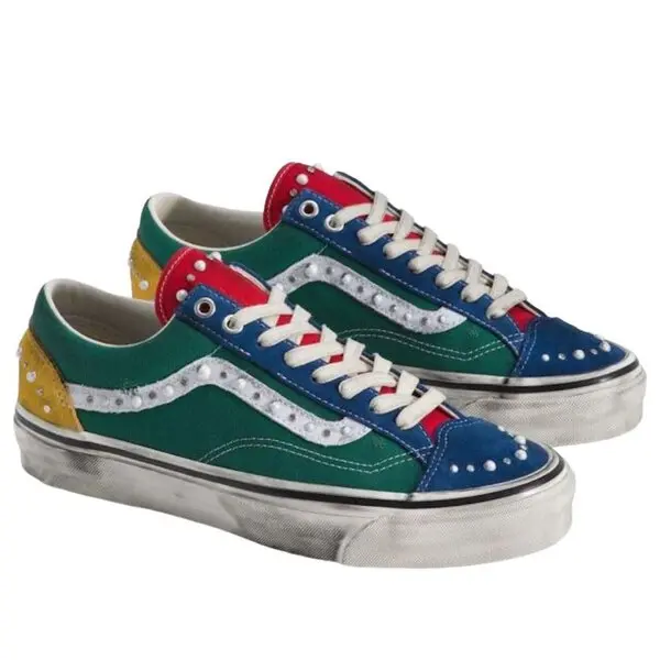 VANS Old Skool 36 Pearlized 'yacht Club - Green/multicolor