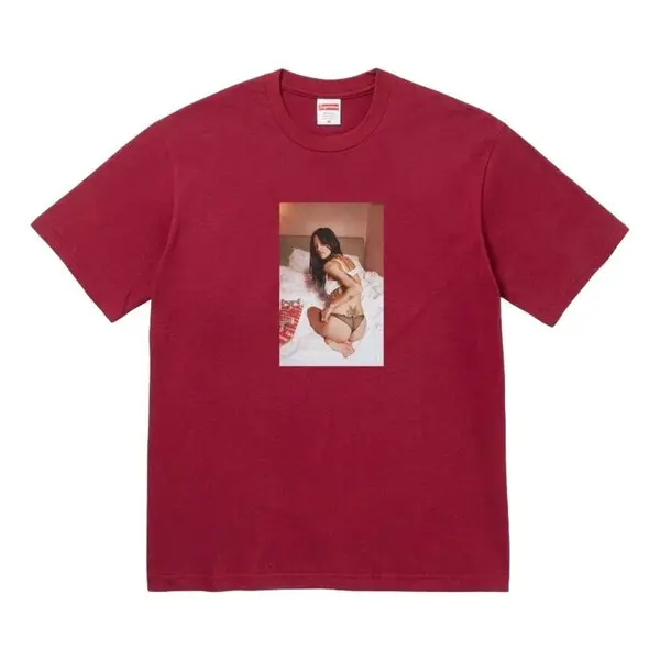 Supreme X Larry Clark Fw26 Neighbor T-shirt - Cardinal