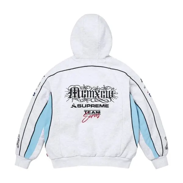 Supreme Fw26 Racing Lined Zip Up Hooded Sweatshirt