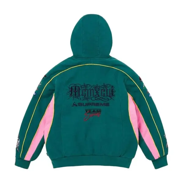 Supreme Fw26 Racing Lined Zip Up Hooded Sweatshirt