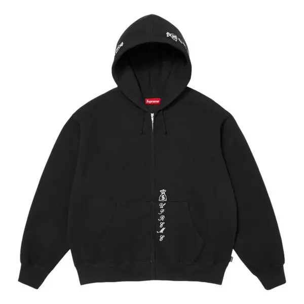 Supreme X Larry Clark Fw26 Hooded Varsity Jacket