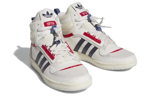 Adidas Top Ten Lp 'white Shadow Navy - Cloud White/shadow Navy/orbit Grey