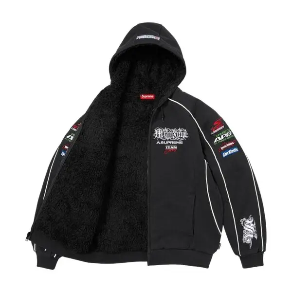 Supreme Fw26 Racing Lined Zip Up Hooded Sweatshirt
