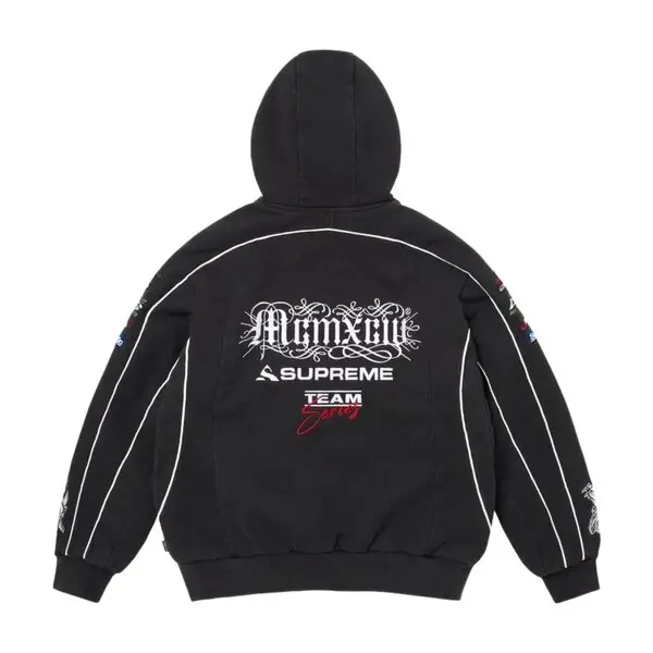 Supreme Fw26 Racing Lined Zip Up Hooded Sweatshirt