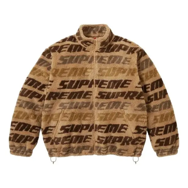 Supreme Fw26 Repeat Jacquard Fleece Jacket