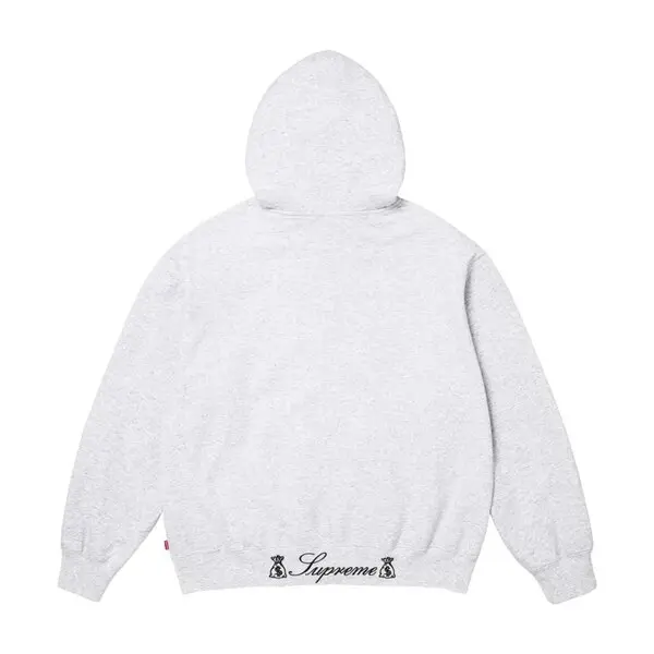 Supreme Fw26 God Over Money Zip Up Hooded Sweatshirt