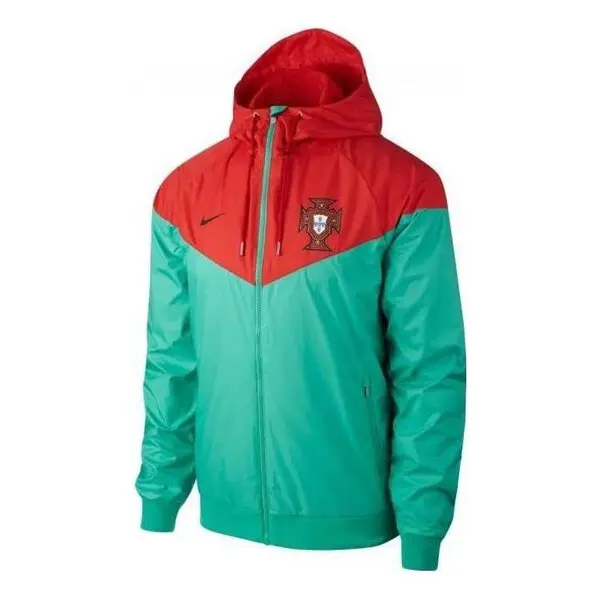Nike Portugal Windrunner Jacket 'red Green