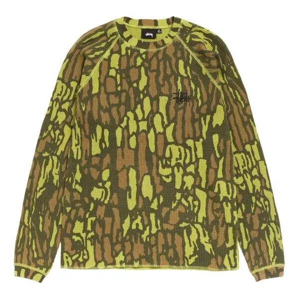StÜssy Basic Thermal - Tree Bark Camo