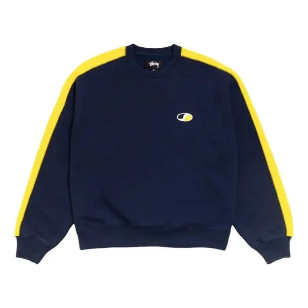 StÜssy Paneled Stripe Crew