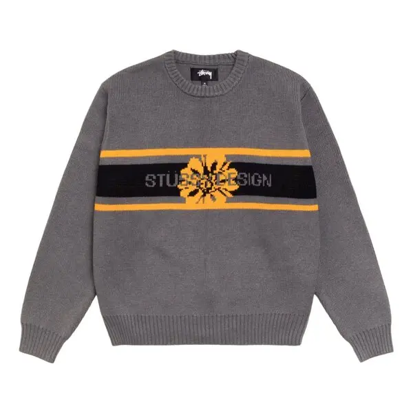 StÜssy Striped Hibiscus Sweater