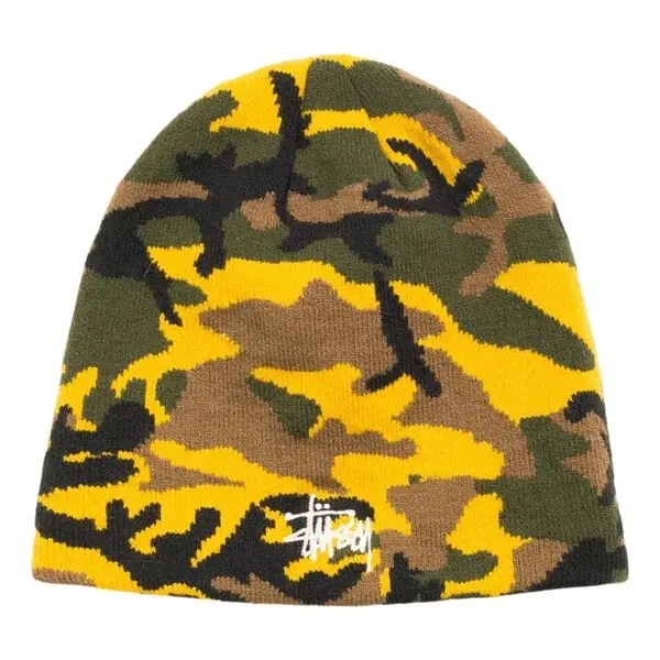 StÜssy Basic Camo Knit Skullcap