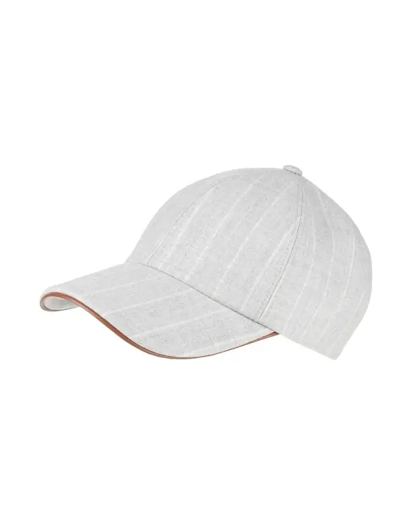 Eleventy Hat Light Size Wool, Calfskin