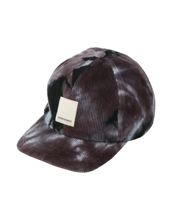 Emporio Armani Hat Plum Size Cotton, Elastane