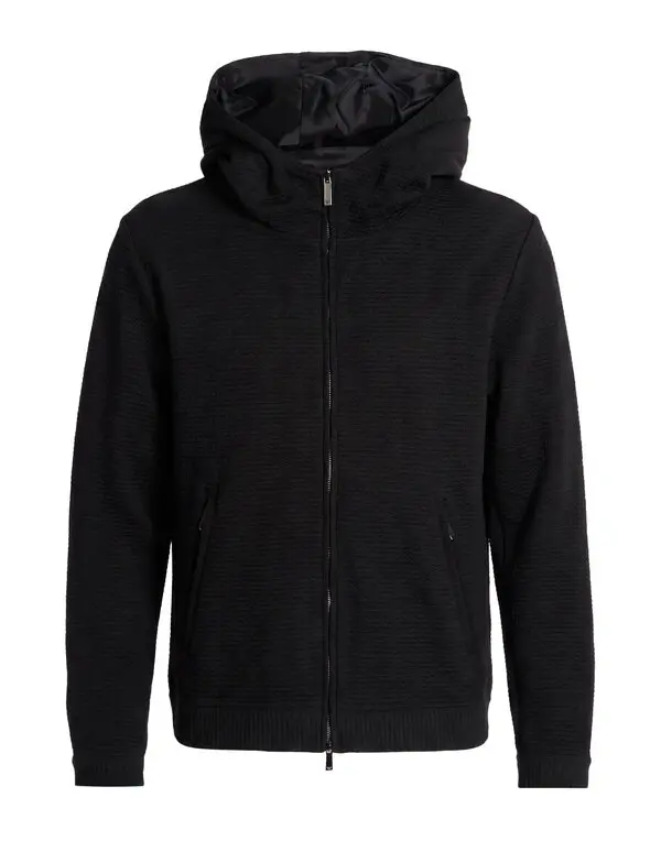 Emporio Armani Jacket Size Viscose, Polyamide, Elastane - Black