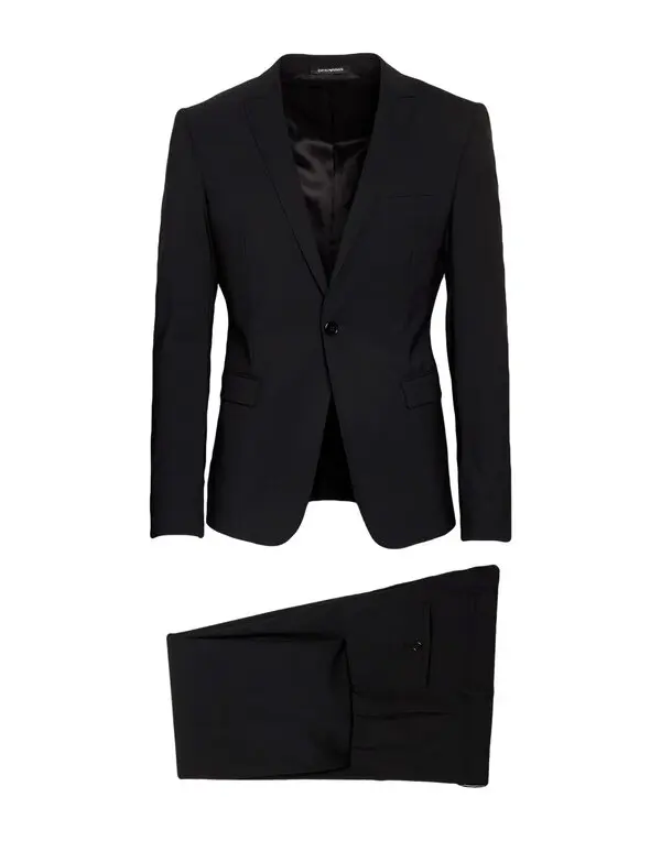 Emporio Armani Suit Size Virgin Wool