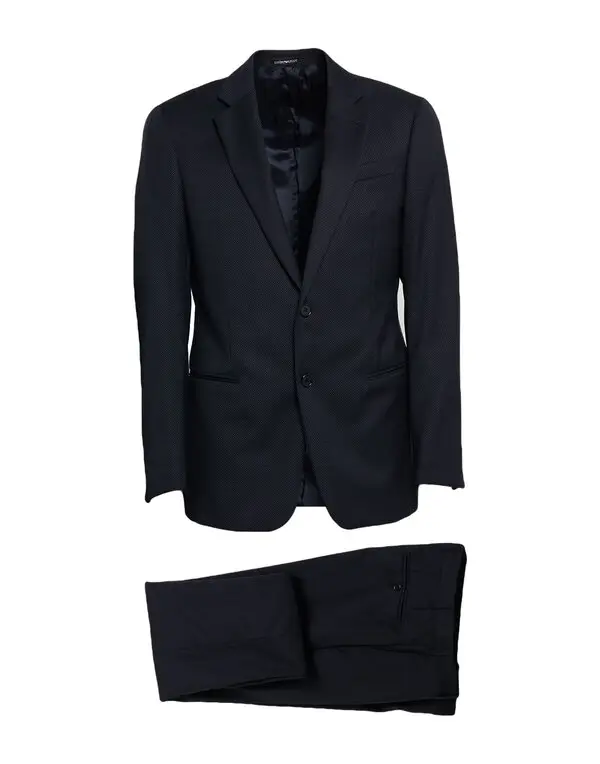 Emporio Armani Suit Midnight Size Virgin Wool