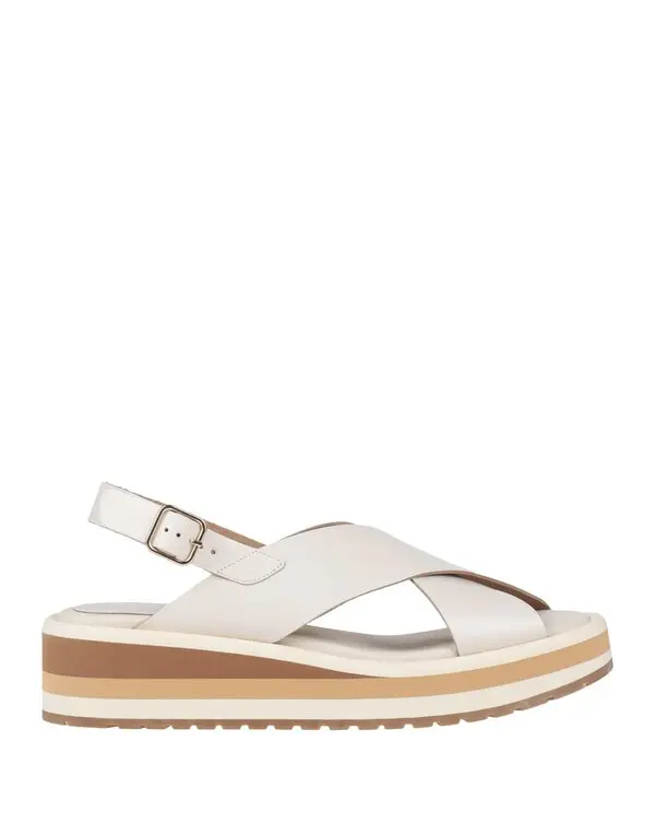 PALOMA BARCELO Rbblakecross Sandals Size Leather - Beige