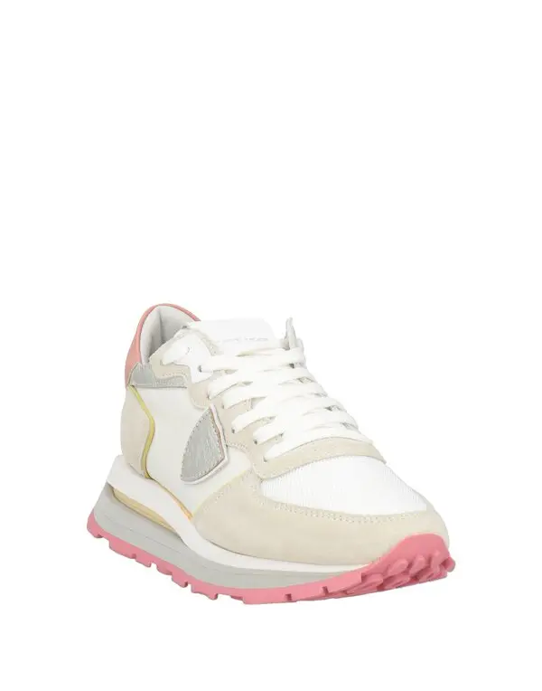 Philippe Model Sneakers Size Leather, Textile Fibers