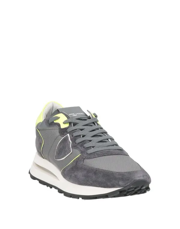 Philippe Model Sneakers Size Leather, Textile Fibers