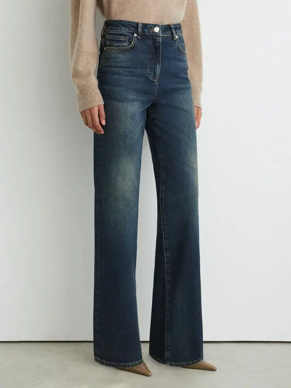 REISS Andi Tall High-rise Bootcut Jeans