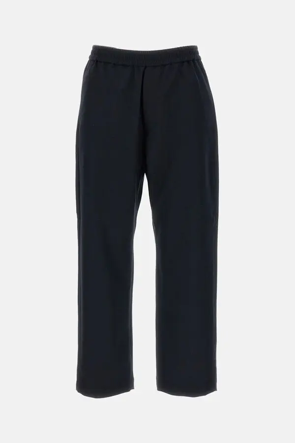 Barena Venezia Pantaloni Slim Alfonso In Flanella Di Lana Stretch - Blue