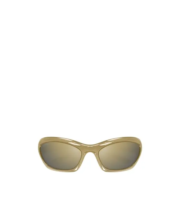 Balenciaga Geometric Frame Sunglasses - Green
