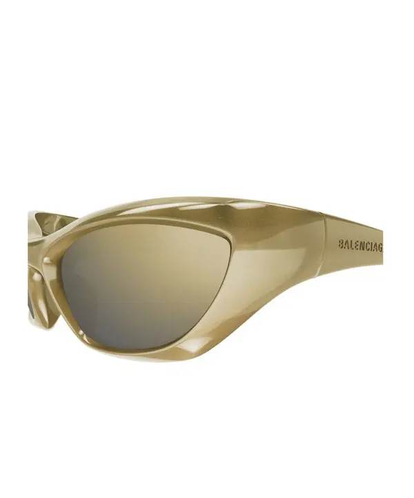 Balenciaga Geometric Frame Sunglasses - Green
