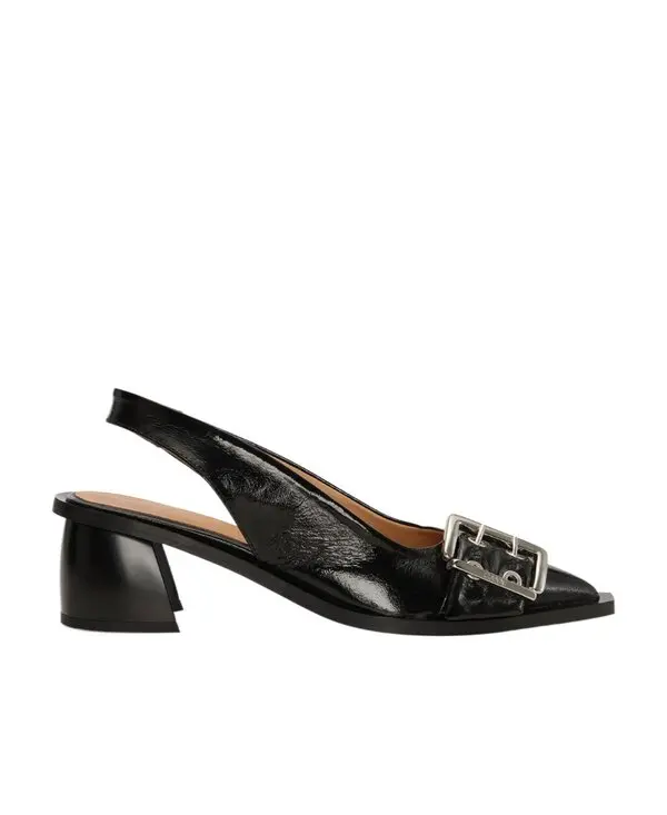 GANNI Buckle Slingback Pumps