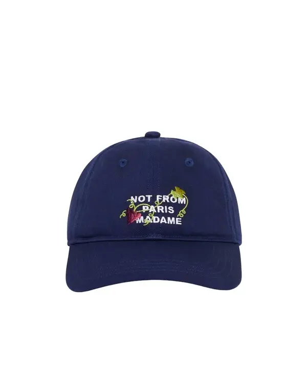 Drole De Monsieur Drôle De Embroidered Slogan Cap