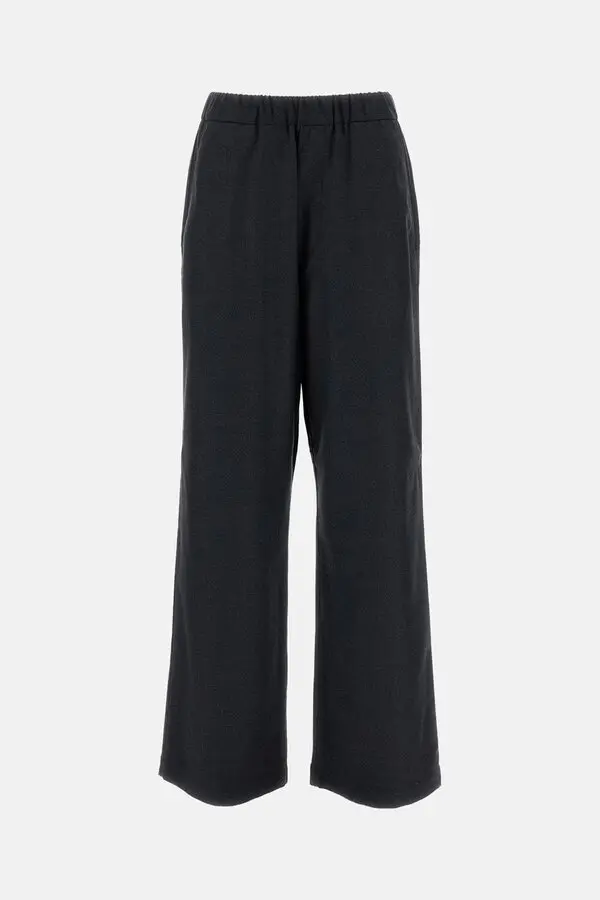 Barena Venezia Pantalone Mariano In Flanella Di Lana - Grigio