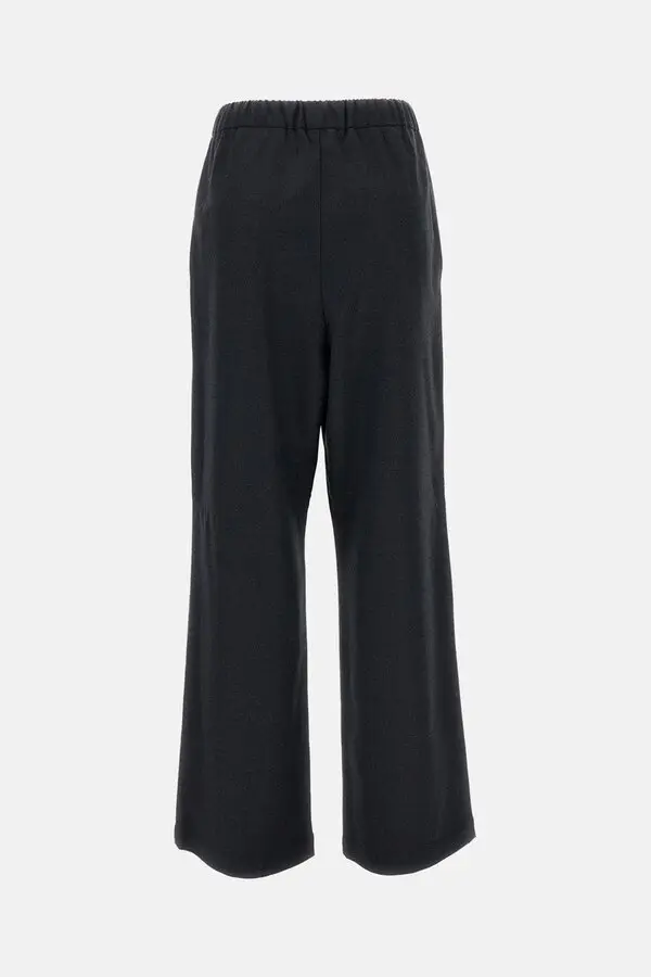 Barena Venezia Pantalone Mariano In Flanella Di Lana - Grigio